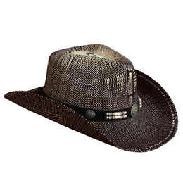 Fox Strohhut mit Hutband Texas schwarz/braun