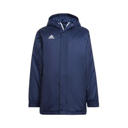 adidas Performance Sportjacke 'Entrada 22' Jungen Gr&ouml;&szlig;e 128 blau / wei&szlig;