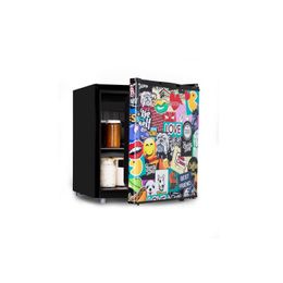 Klarstein Kühlschrank Cool Vibe 46+ Kühlschrank 46 Liter 1 Boden Stickerbomb-Style 10035253