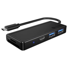 ICY BOX Laptop-Dockingstation USB 3 Type-C® Hub & Kartenleser
