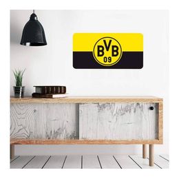 Borussia Dortmund Wandtattoo Fußball Wandtattoo Borussia Dortmund BVB 09 Logo Kinderzimmer Aufkleber