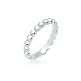 Elli Fingerring »Stacking Ring Kügelchen 925 Silber« Silber 56 mm Stylischer Damenring Kugeldesign für Frauen