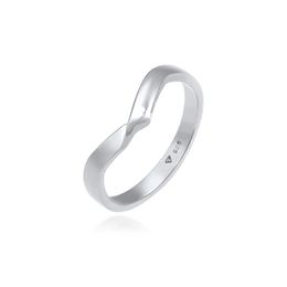 Elli Damen Fingerring &raquo;Gedreht Bandring Trend Basic 925er Silber&laquo;