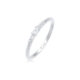 Elli Verlobungsring »Zirkonia Marquise Elegant Verlobung 925 Silber« Silber 52 mm Elegant funkelnder Zirkonia Ring für Frauen