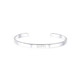 Elli Damen Armreif &raquo;HAPPY Wording Schriftzug Trend 925 Sterling Silber&laquo;