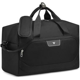 Roncato Reisetasche Joy, 40 cm, Travelbag Trolley-Aufsteck-System Weekender Handgepäcktasche, schwarz