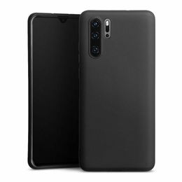 DeinDesign Handyhülle Kein Design Blank, Huawei P30 Pro Silikon Hülle Premium Case Handy Schutzhülle, schwarz