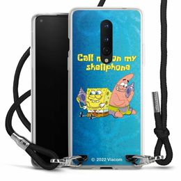 DeinDesign Handyhülle Patrick Star Spongebob Schwammkopf Serienmotiv, OnePlus 8 Handykette Hülle mit Band Case zum Umhängen Cover mit Kette, weiß