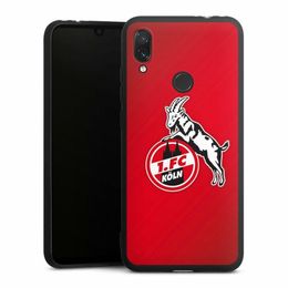 DeinDesign Handyhülle 1. FC Köln Offizielles Lizenzprodukt EffZeh 1. FC Köln rot, Xiaomi Redmi Note 7 Silikon Hülle Premium Case Handy Schutzhülle