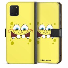 DeinDesign Handyhülle Spongebob Schwammkopf Offizielles Lizenzprodukt Kindheit, Samsung Galaxy Note 10 lite Hülle Handy Flip Case Wallet Cover