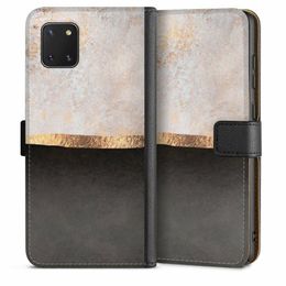 DeinDesign Handyhülle Abstrakt Black & White Trends Concrete Sky, Samsung Galaxy Note 10 lite Hülle Handy Flip Case Wallet Cover, schwarz