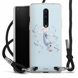 DeinDesign Handyhülle Disney Winnie Puuh I-Aah Offizielles Lizenzprodukt, OnePlus 8 Handykette Hülle mit Band Case zum Umhängen Cover mit Kette, weiß