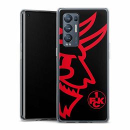 DeinDesign Handyhülle Offizielles Lizenzprodukt 1.FCK Dauerkarte, Oppo Find X3 Neo Silikon Hülle Bumper Case Handy Schutzhülle, weiß