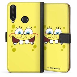 DeinDesign Handyhülle Spongebob Schwammkopf Offizielles Lizenzprodukt Kindheit, Huawei Y6p Hülle Handy Flip Case Wallet Cover Handytasche Leder