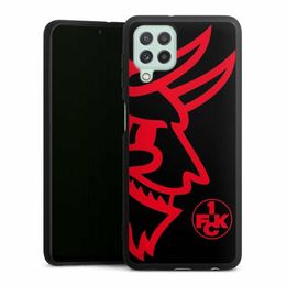 DeinDesign Handyhülle Offizielles Lizenzprodukt 1.FCK Dauerkarte, Samsung Galaxy A22 4G Silikon Hülle Premium Case Handy Schutzhülle, schwarz