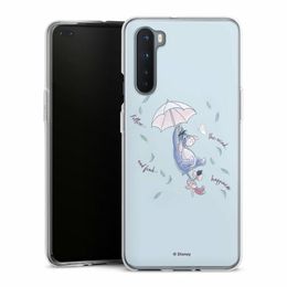 DeinDesign Handyhülle Disney Winnie Puuh I-Aah Offizielles Lizenzprodukt, OnePlus Nord Silikon Hülle Bumper Case Handy Schutzhülle, weiß, transparent
