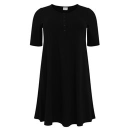 Yoek Kleid Damen Größe 50/52 schwarz Winterkleid