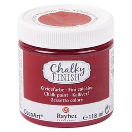 Rayher Chalky Finish Kreidefarben burgund 118,0 ml