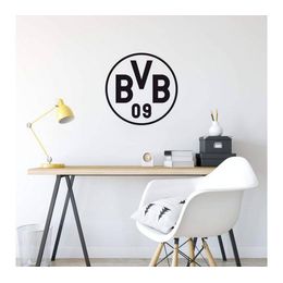 Borussia Dortmund Wandtattoo Fußball Wandtattoo Borussia Dortmund BVB 09 Logo Kinderzimmer Aufkleber