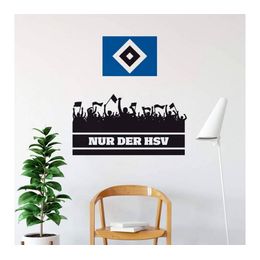 Hamburger SV Wandtattoo Fußball Wandtattoo Hamburger SV Bundesliga Fans Banner NUR DER HSV