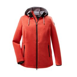 Große Größen: Jacke aus Scuba-Qualität, mit Kapuze, rot, Gr.50
