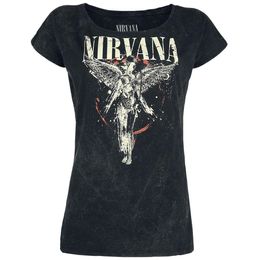Nirvana Angel T-Shirt charcoal in L