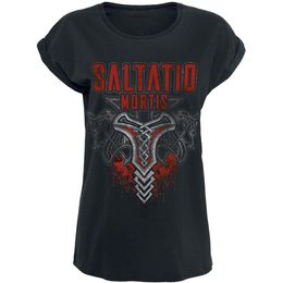 Saltatio Mortis Viking Logo T-Shirt schwarz in L