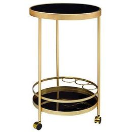 Wohnling Servierwagen gold 67,0 x 46,0 x 79,0 cm