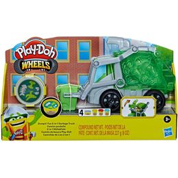 Hasbro Knete Play-Doh Wheels 2-in-1 Müllabfuhr, bunt