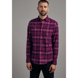 Seidensticker Businesshemd »Shaped« Shaped Langarm Button-Down-Kragen Karo burgund XXL (45) - normale Ärmellängen normale Ärmellängen XXL (45)...