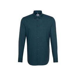 Seidensticker Businesshemd »X-Slim« X-Slim Langarm Button-Down-Kragen Karo grün M (40) - normale Ärmellängen normale Ärmellängen M (40) Passform:...