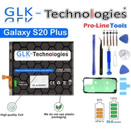 GLK-Technologies High Power Ersatzakku kompatibel mit Original Samsung Galaxy S20 Plus G985F 5G G986B Batterie Battery Akku EB-BG985ABY GLK-Technologies inkl. Werkzeug Set Kit Handy-Akku 4600 mAh