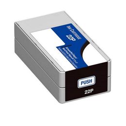 ABC Tintenpatrone (Kompatible Druckerpatrone für Epson SJIC22P(Y) Gelb Labelprinter