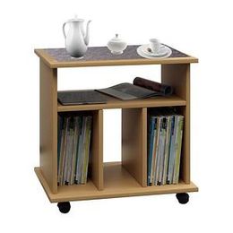 Vcm my home Tabina Beistelltisch Holz buche 60,0 cm59,0 cm