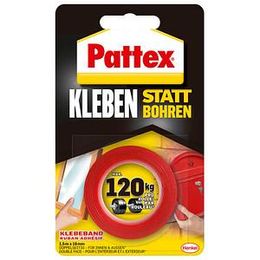 Pattex Kleben statt Bohren doppelseitiges Klebeband weiß 19,0 mm x 1,5 m 1 St.