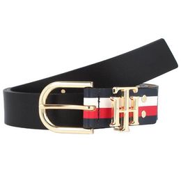 Tommy Hilfiger Lux 3.0 Gürtel Leder black 70 cm