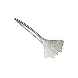 Vivance Brosche 925 Sterling Silber rhodiniert Ginkgo, weiß