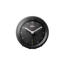 Braun BC07 - alarm clock - round - quartz - desktop - black