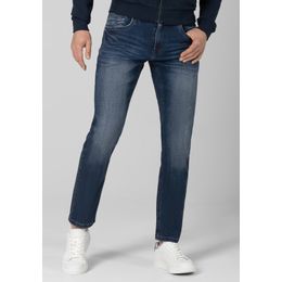 Regular-fit-Jeans Timezone "Regular GerritTZ" Gr. 32, Länge 32, blau Herren Jeans 5-Pocket-Jeans