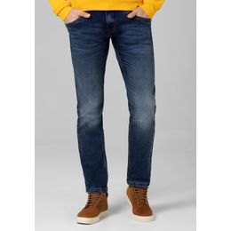 Regular-fit-Jeans Timezone "Regular EliazTZ" Gr. 29, Länge 32, blau Herren Jeans 5-Pocket-Jeans