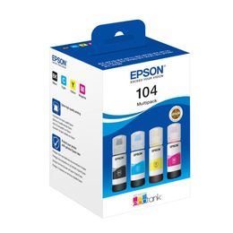 Epson 104 EcoTank 4-colour MultiPack Tintenflasche Tintenpatrone (Multipack