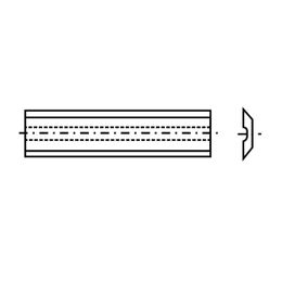 Tigra Wendeplattenfräser Wendeplatte 53 für System Leitz 30x8x1,5mm T03SMG 2 St.