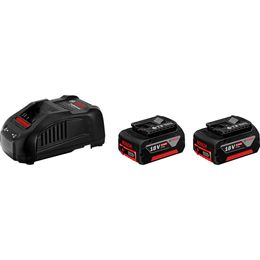 Bosch Starter-Set 2 x Akku 'GBA 18V 5.0Ah' mit Ladegerät 'GAL 1880 CV'