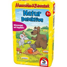 Schmidt Spiele Mauseschlau und Bärenstark, Naturdetektive (Kartenspiel)