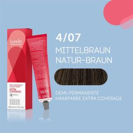 LONDA Professional Demi-permanente Intensivtönung Extra Coverage 4/07 Mittelbraun natur-braun 60ml