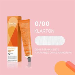 LONDA Professional Demi-permanente Intensivtönung ohne Ammoniak 0/00 Klarton 60ml