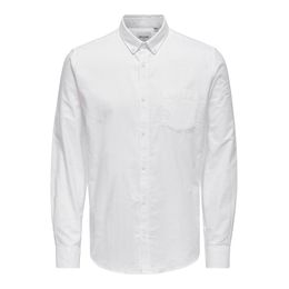 Only & Sons Only & Sons Button Up Shirt 'Alvaro' male White size M