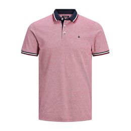 Jack & Jones JACK & JONES Poloshirt 'Paulos' Herren Gr&ouml;&szlig;e XXXL navy / eosin / rot / wei&szlig;