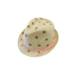 Chaplino Trilby mit süßen Punkten, beige|goldfarben