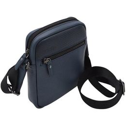 Jump Boston Umhängetasche Leder 22 cm blue